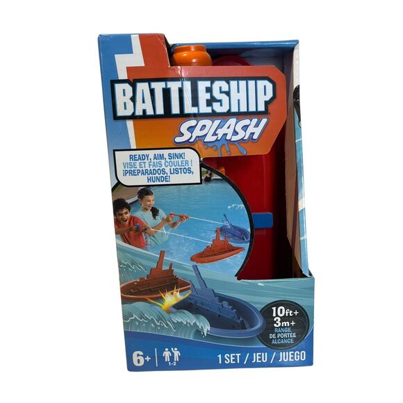 GAME | Toys | Hasbro Battleship Splash Game Pool Water Activity ...